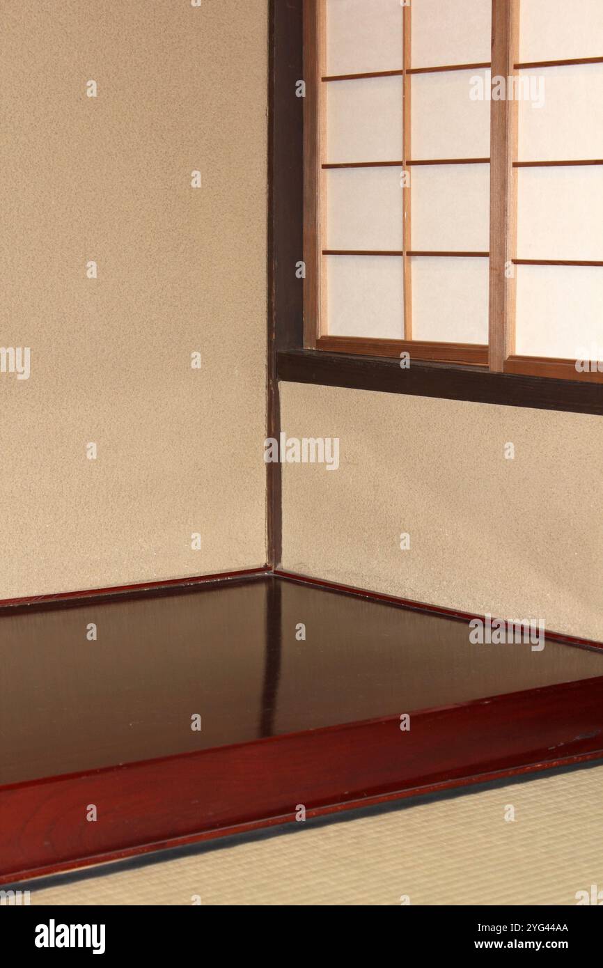 Alcove in Japanese room Stock Photo - Alamy