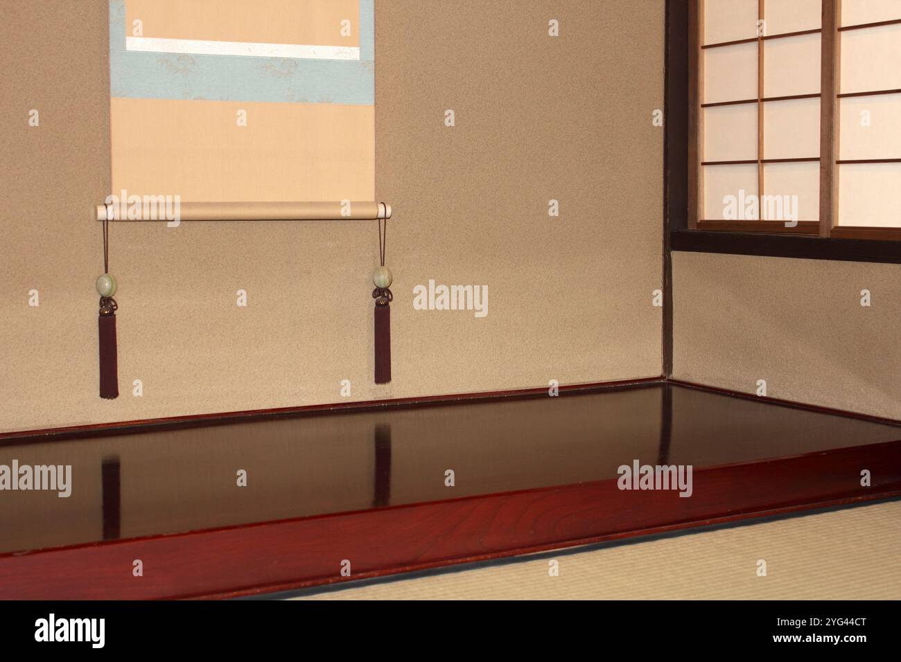 Alcove in Japanese room Stock Photo - Alamy