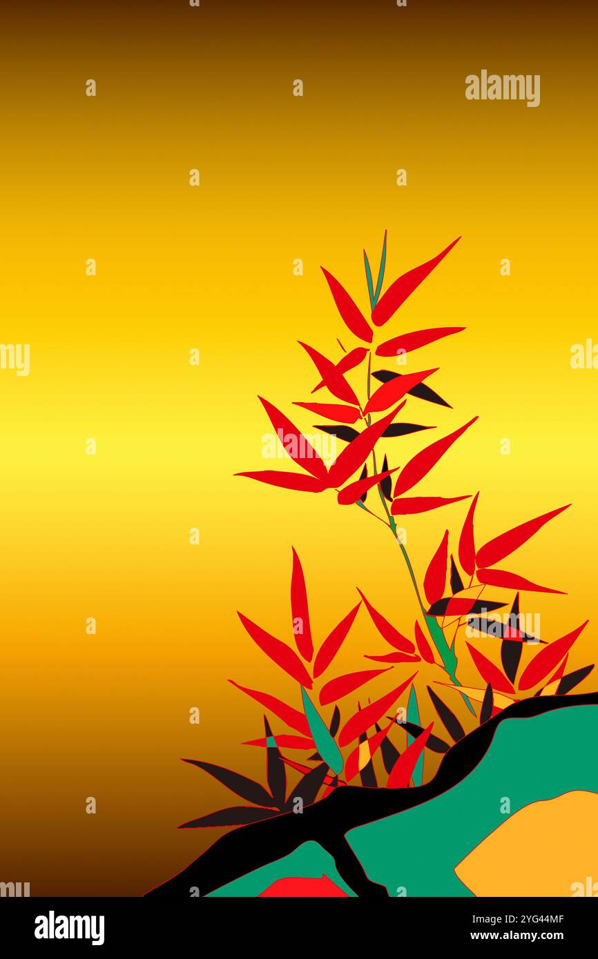 Sasa leaves hi-res stock photography and images - Alamy