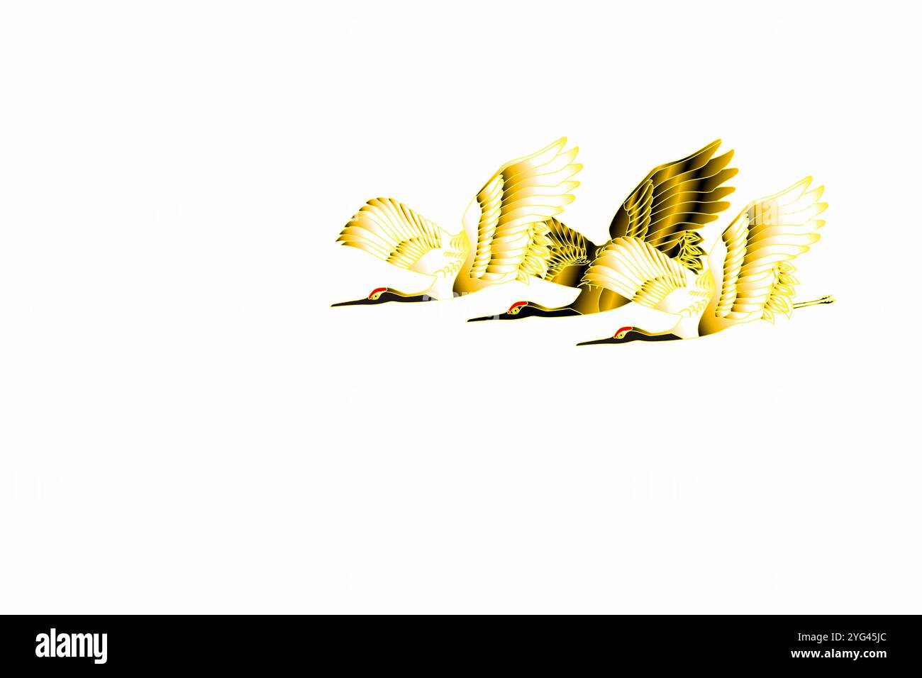 Happy crane Cut Out Stock Images & Pictures - Alamy