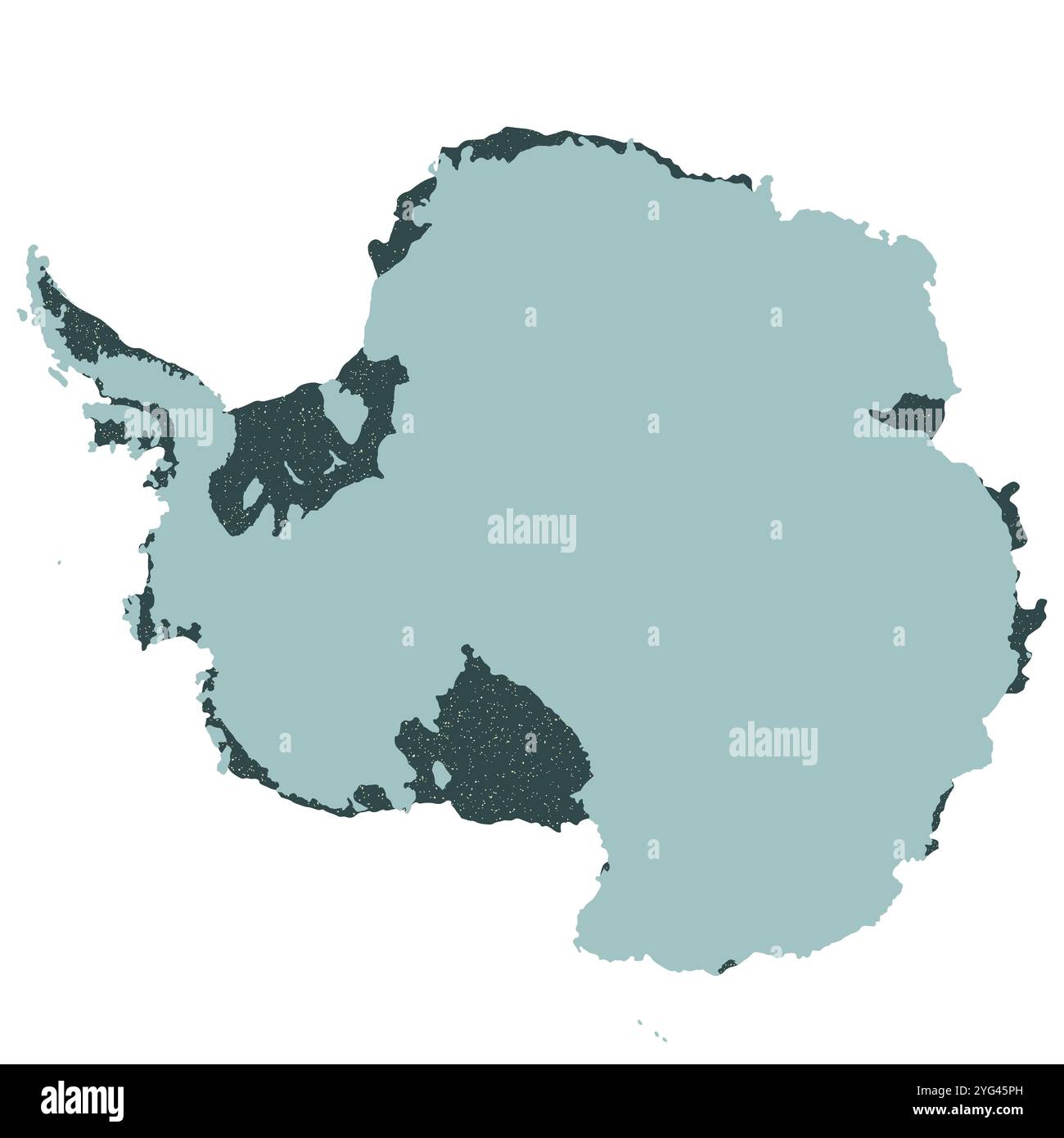 Map of Antarctica, sign silhouette. World Map Globe. Vector ...