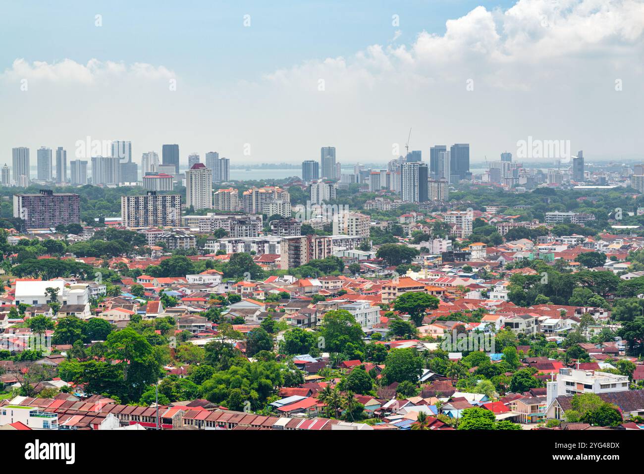Skyscraper skyline building in penang hi-res stock photography and ...