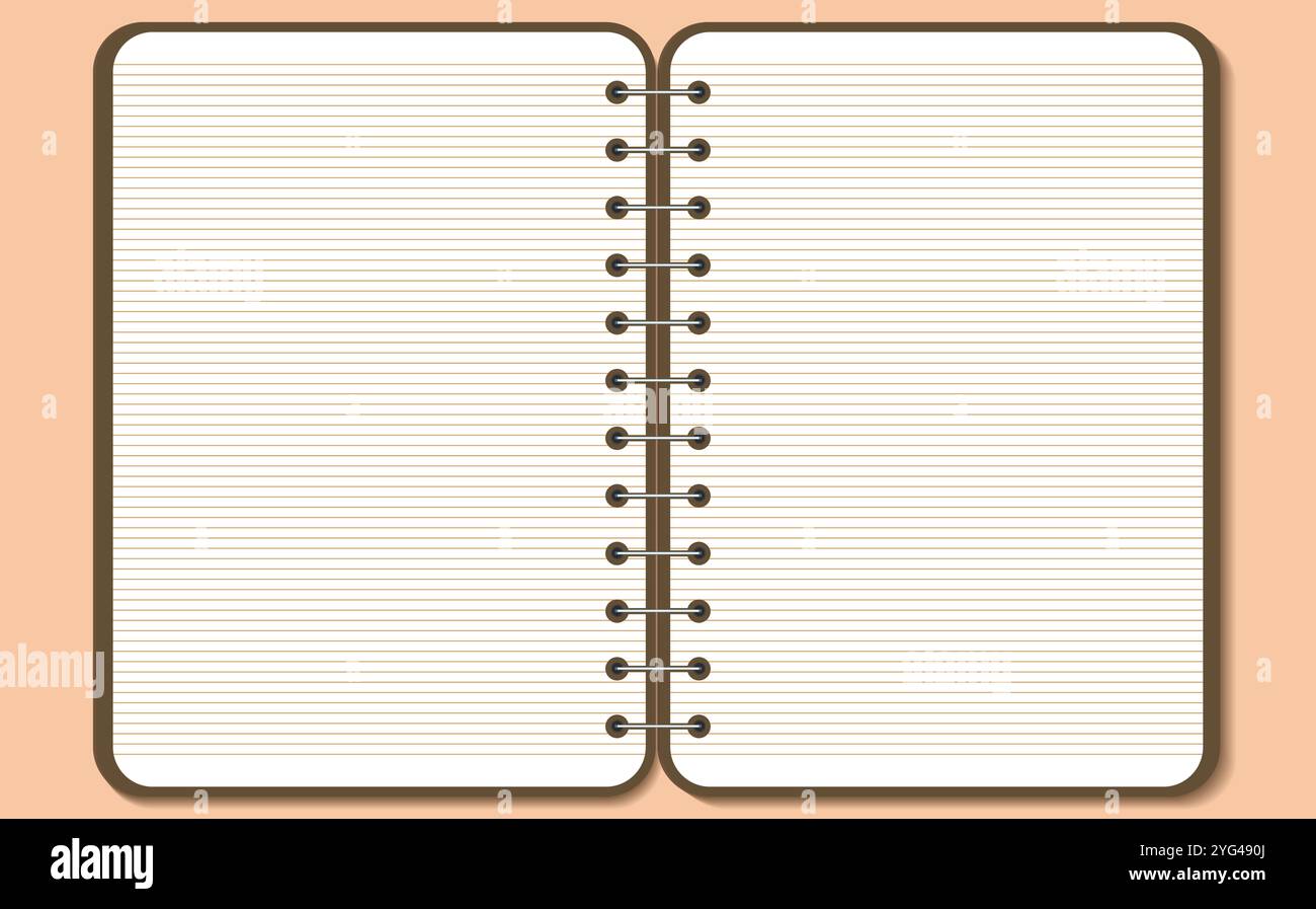 Graph paper. Open notepad. Printable lined grid paper with color lines ...