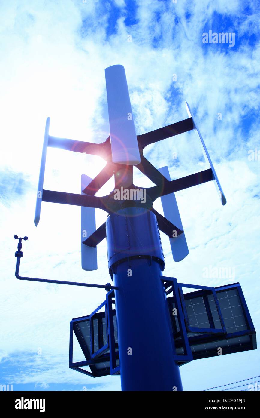 Solar wind equipment hi-res stock photography and images - Alamy