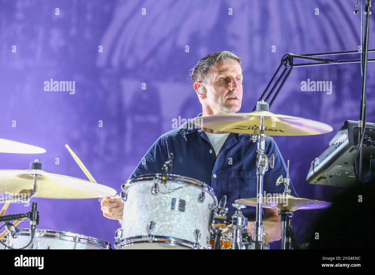 Jesse quin and tom chaplin of british band keane hi-res stock ...
