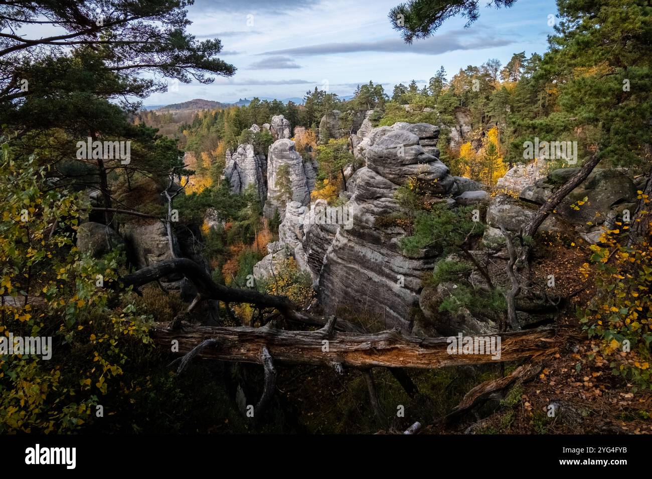 The Prachov Rocks, Rock Towers, Bohemian Paradise, Cesky raj, rock ...
