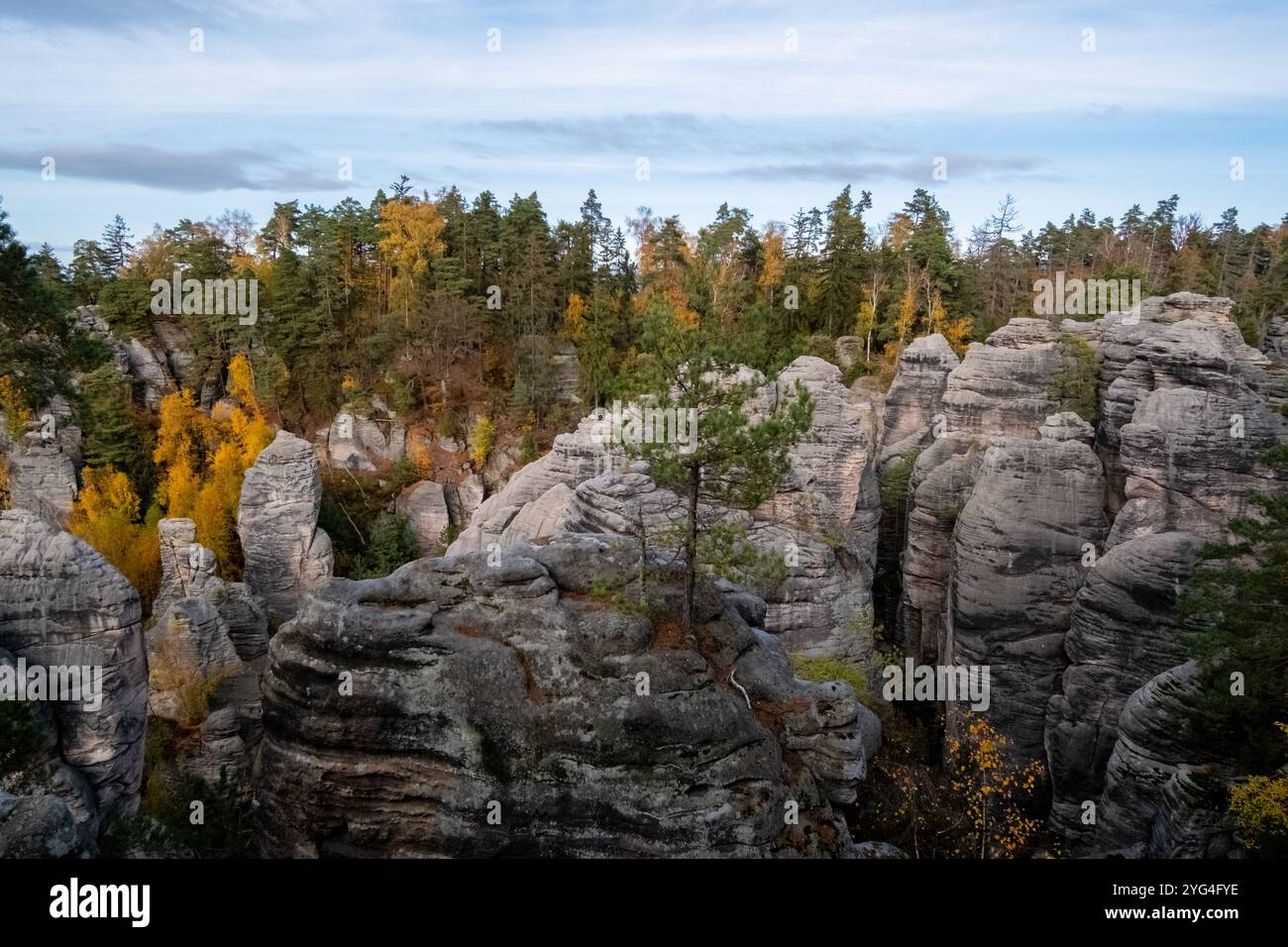 The Prachov Rocks, Rock Towers, Bohemian Paradise, Cesky raj, rock ...
