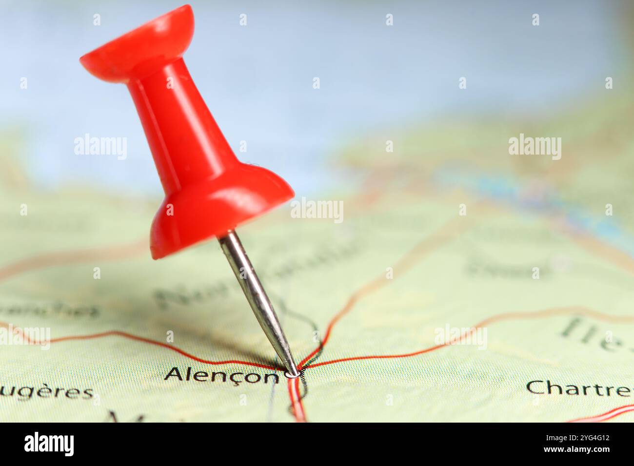 Alencon map hi-res stock photography and images - Alamy