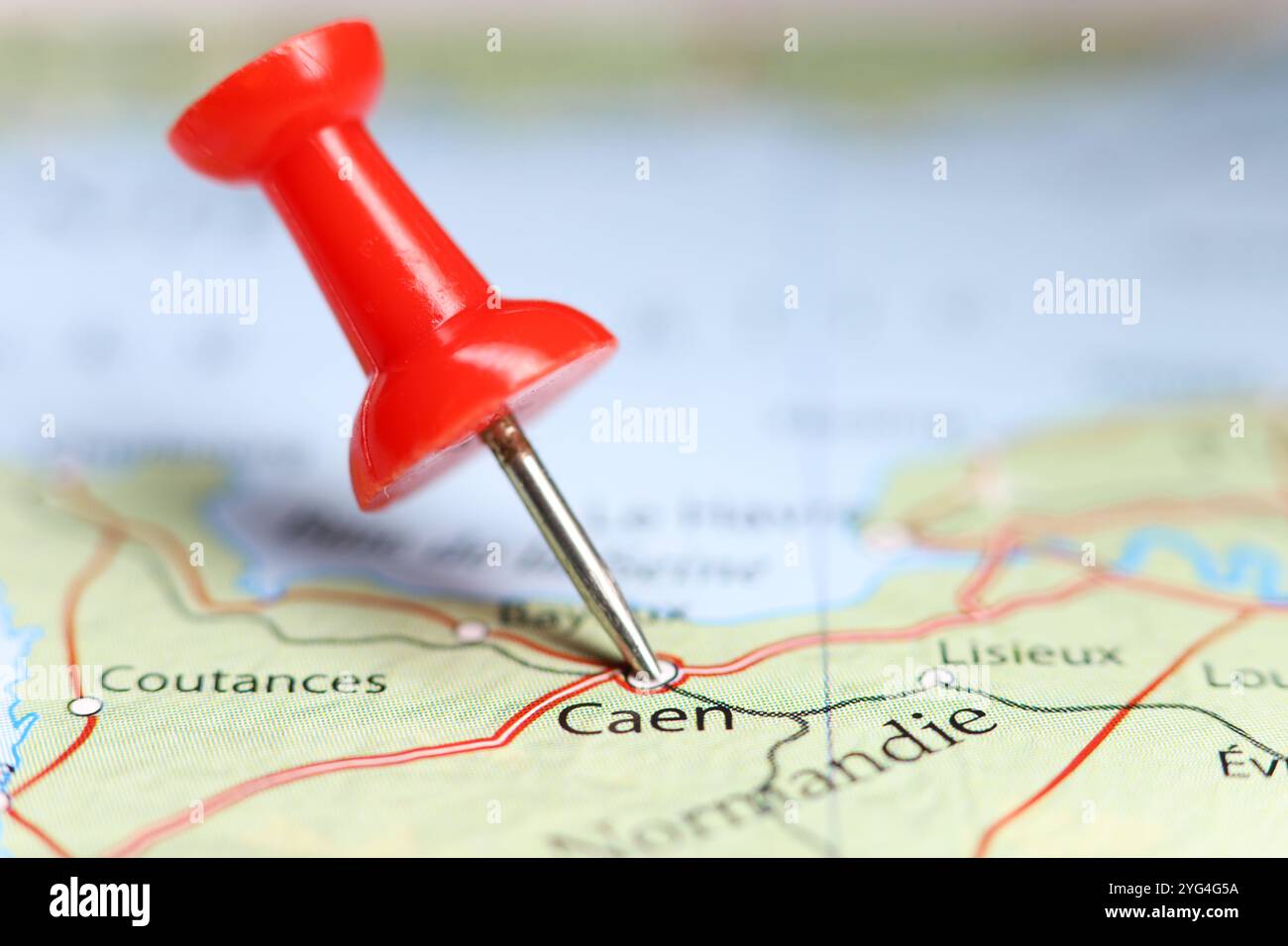Map of caen hi-res stock photography and images - Alamy