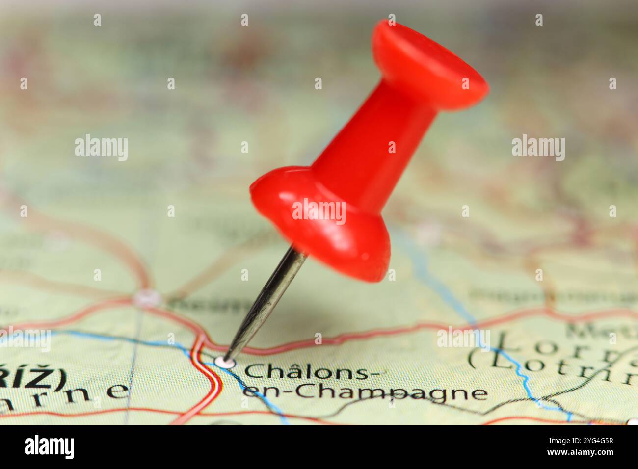 Map of chalons en champagne hi-res stock photography and images - Alamy
