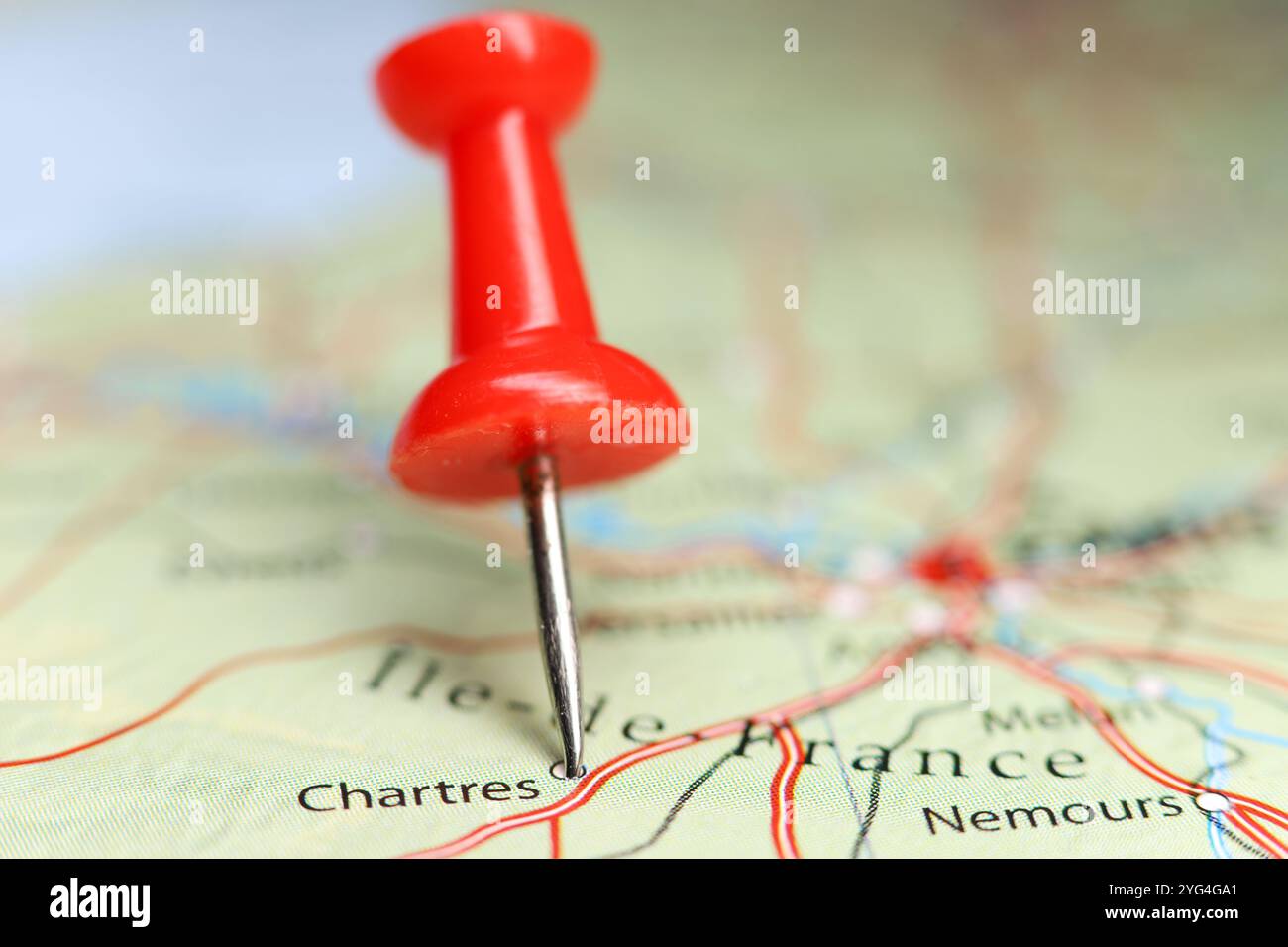 Map of chartres hi-res stock photography and images - Alamy