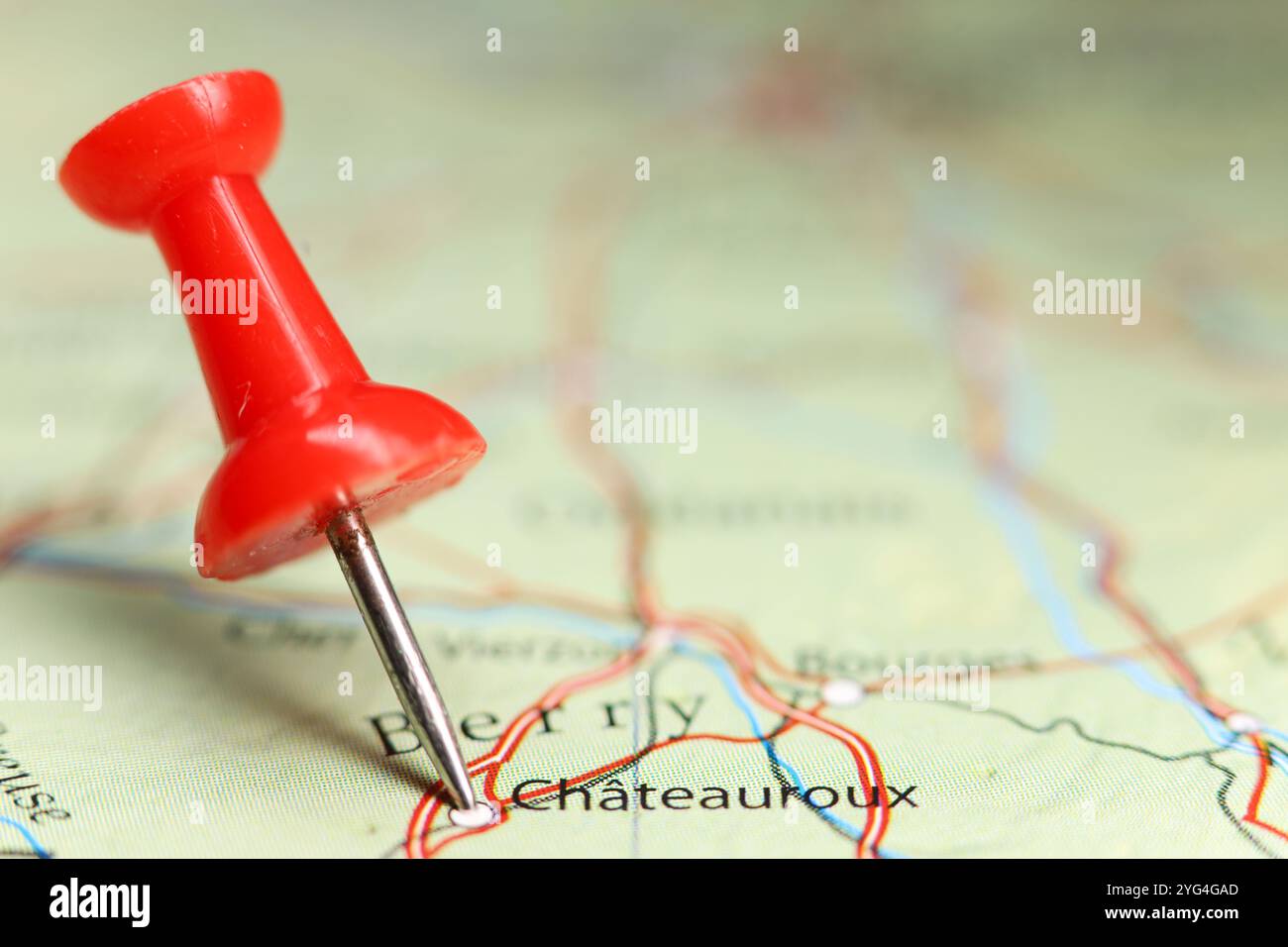 Map of chateauroux hi-res stock photography and images - Alamy