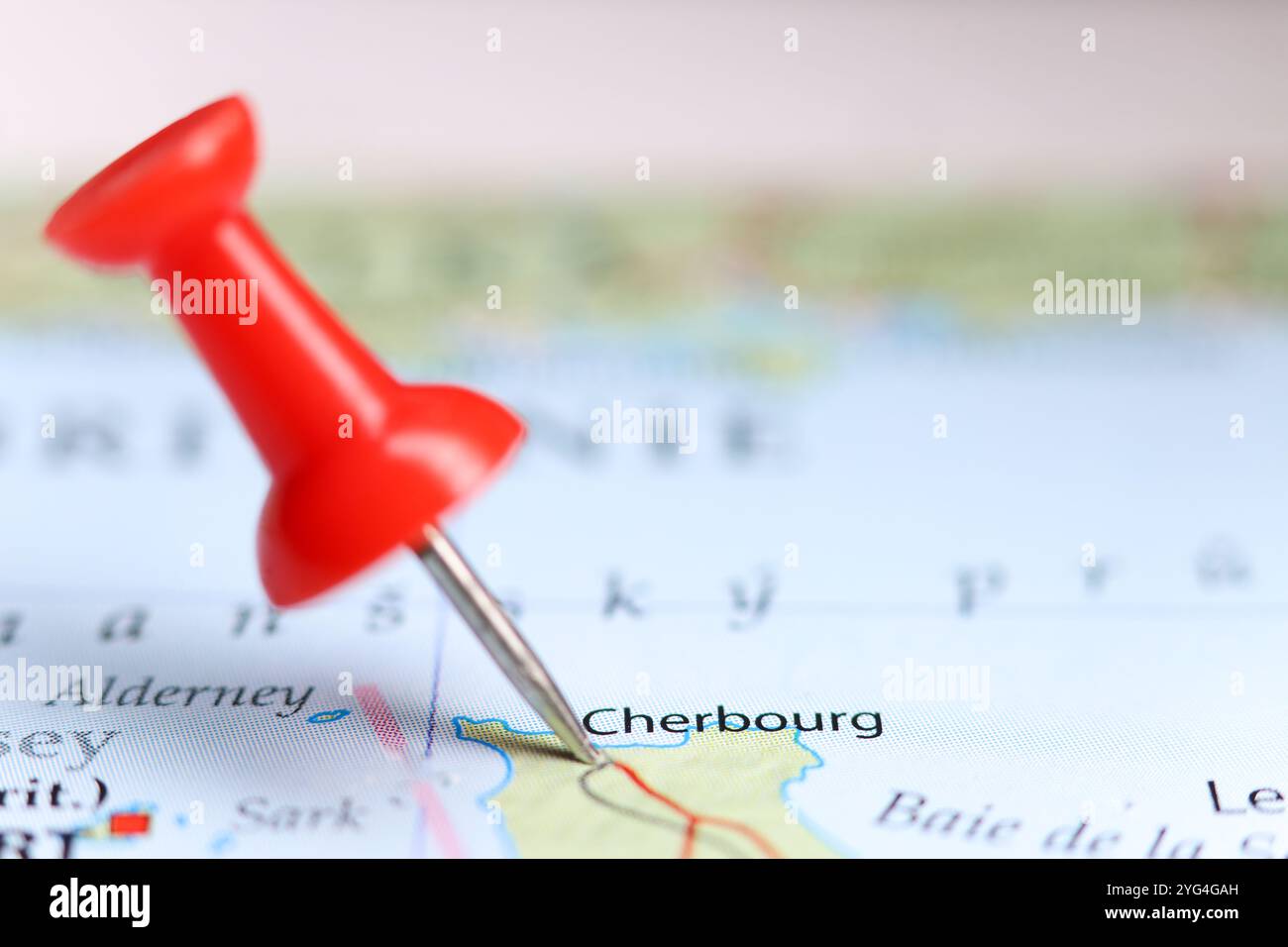Map cherbourg france hi-res stock photography and images - Alamy