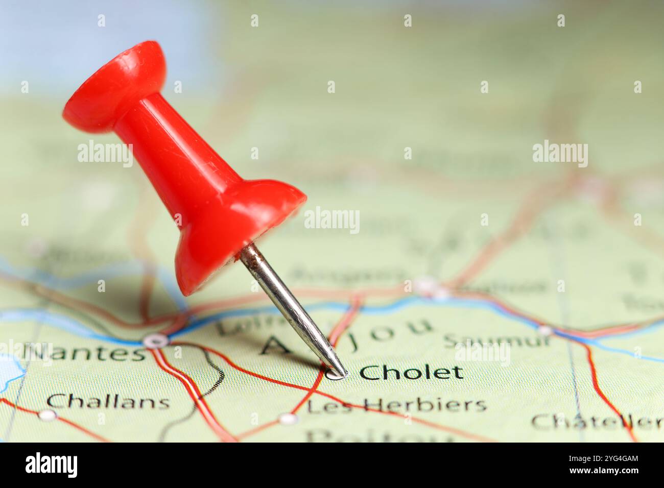 Map of cholet hi-res stock photography and images - Alamy