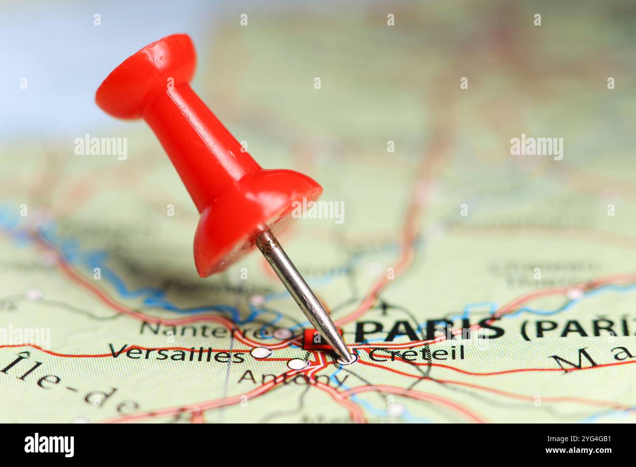 Creteil map hi-res stock photography and images - Alamy