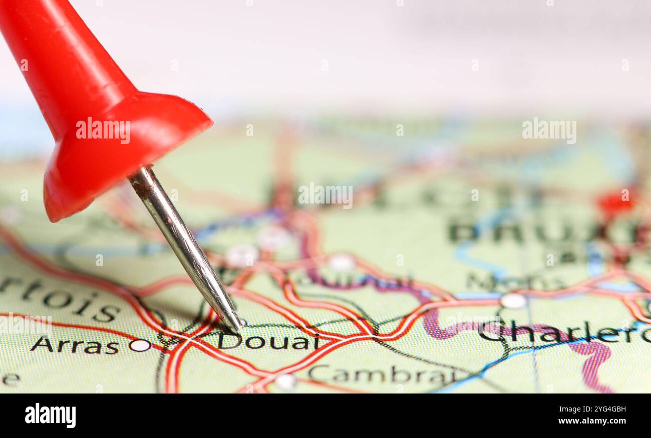 Douai map hi-res stock photography and images - Alamy