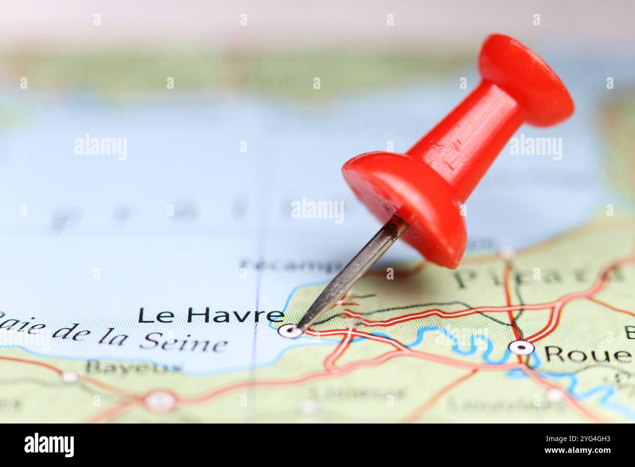 Le havre map hi-res stock photography and images - Alamy