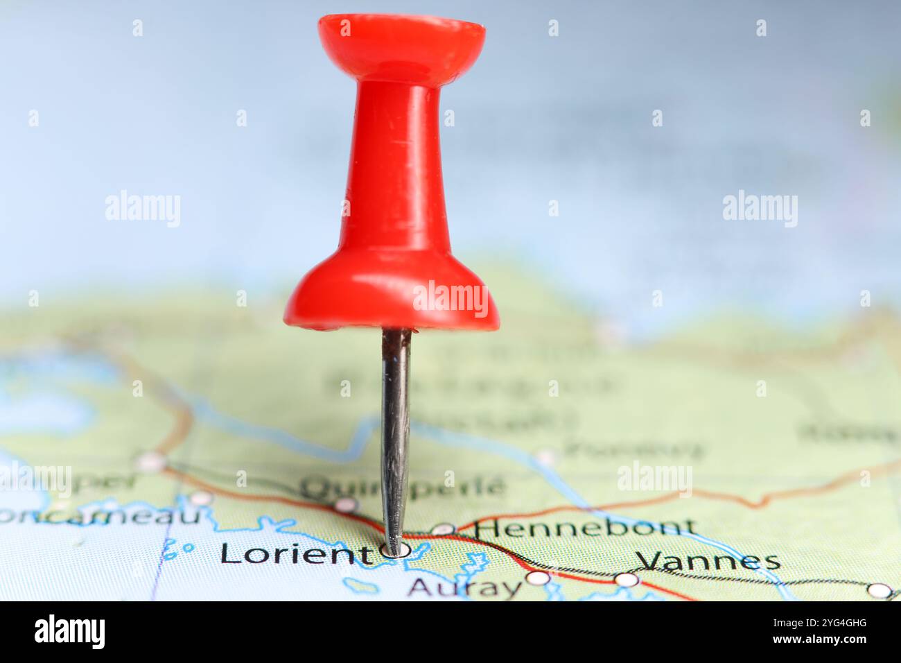 Lorient map hi-res stock photography and images - Alamy