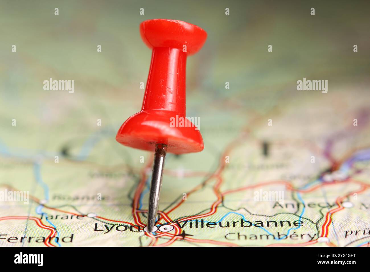 Symbol map city lyon hi-res stock photography and images - Alamy