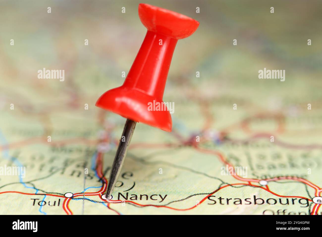 Nancy map hi-res stock photography and images - Alamy