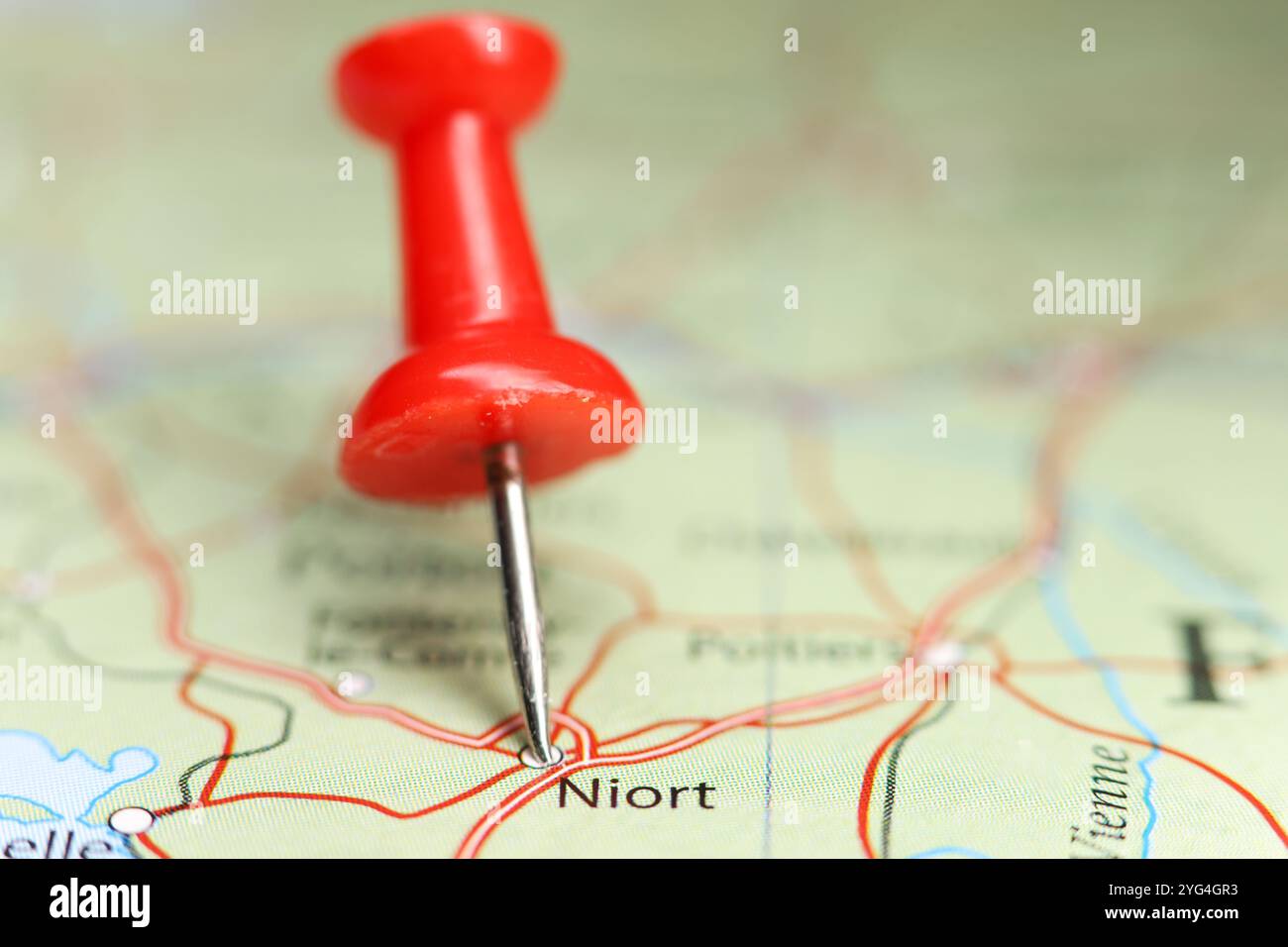 Niort map hi-res stock photography and images - Alamy