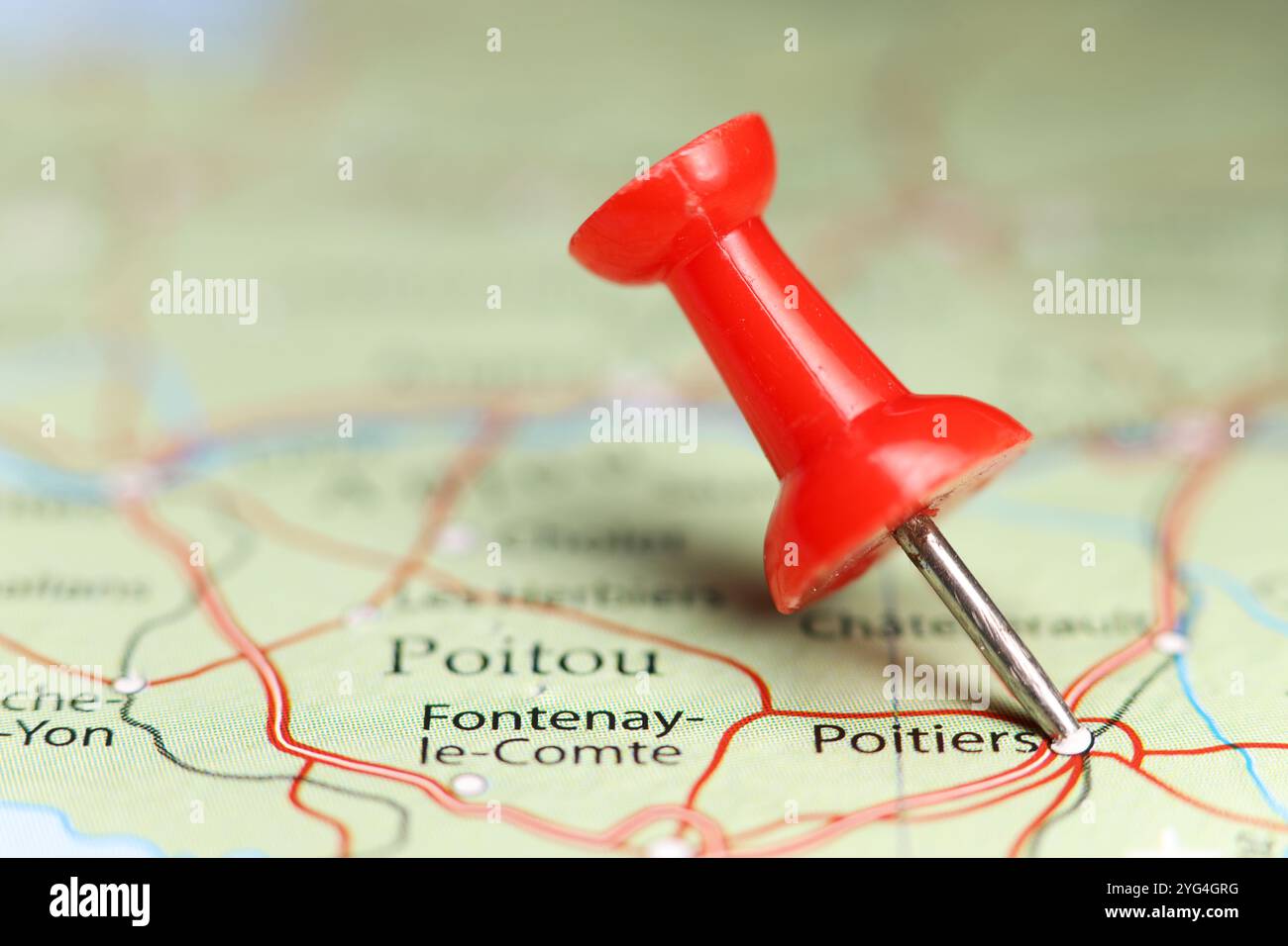 Map of poitiers hi-res stock photography and images - Alamy
