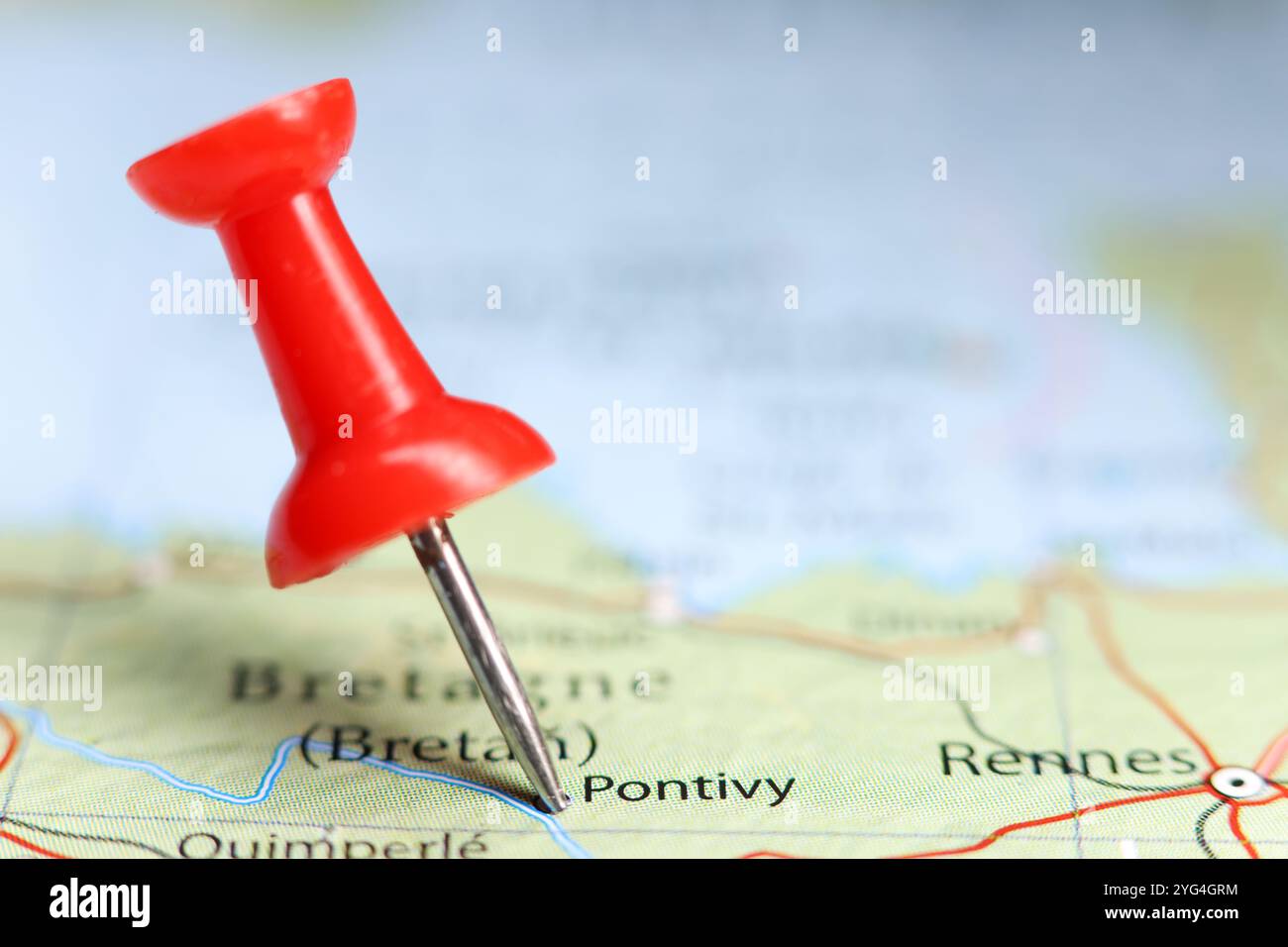 Pontivy map hi-res stock photography and images - Alamy