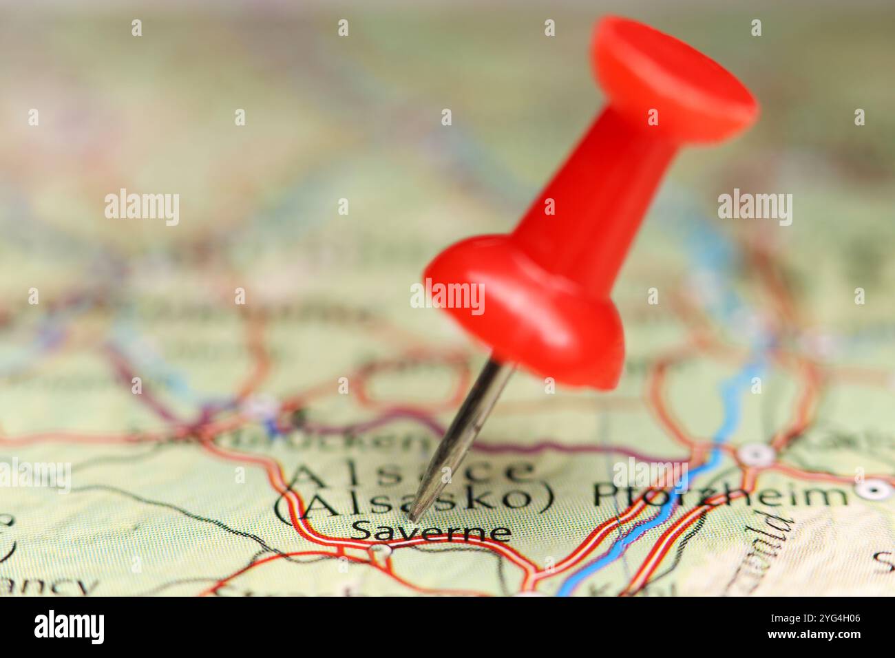 Saverne map hi-res stock photography and images - Alamy