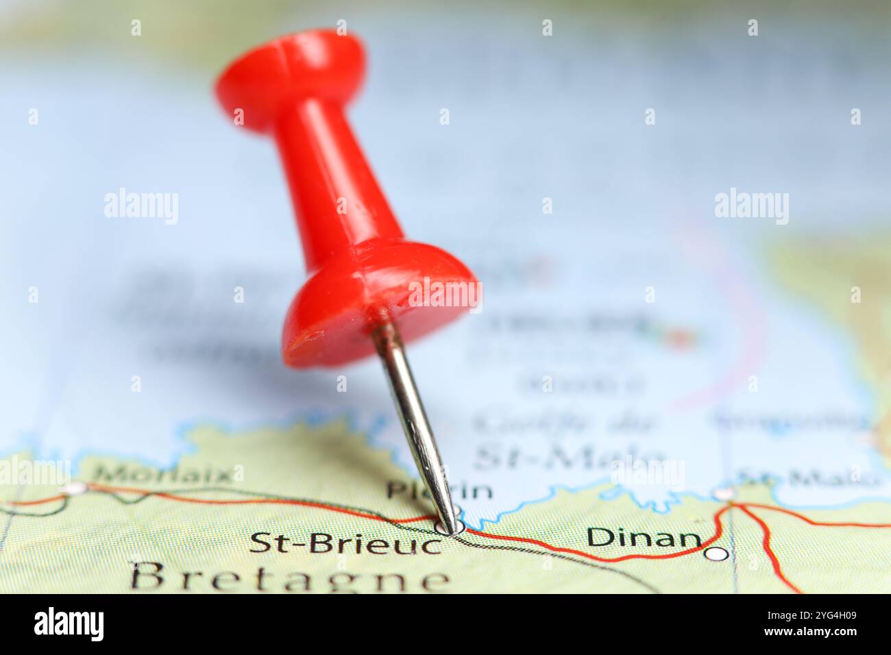Map of st brieuc hi-res stock photography and images - Alamy