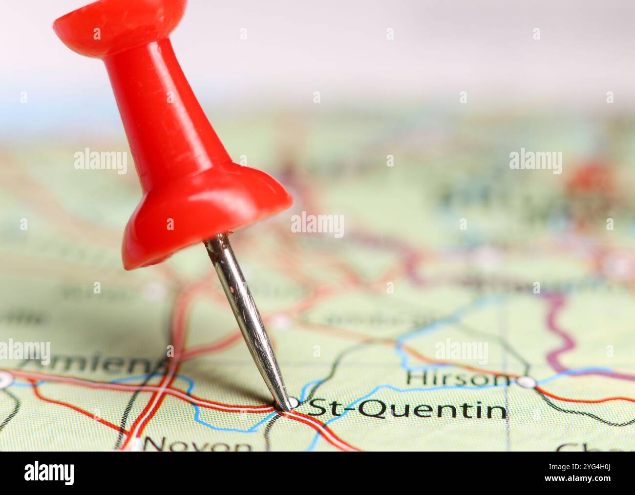 Map st quentin france hi-res stock photography and images - Alamy
