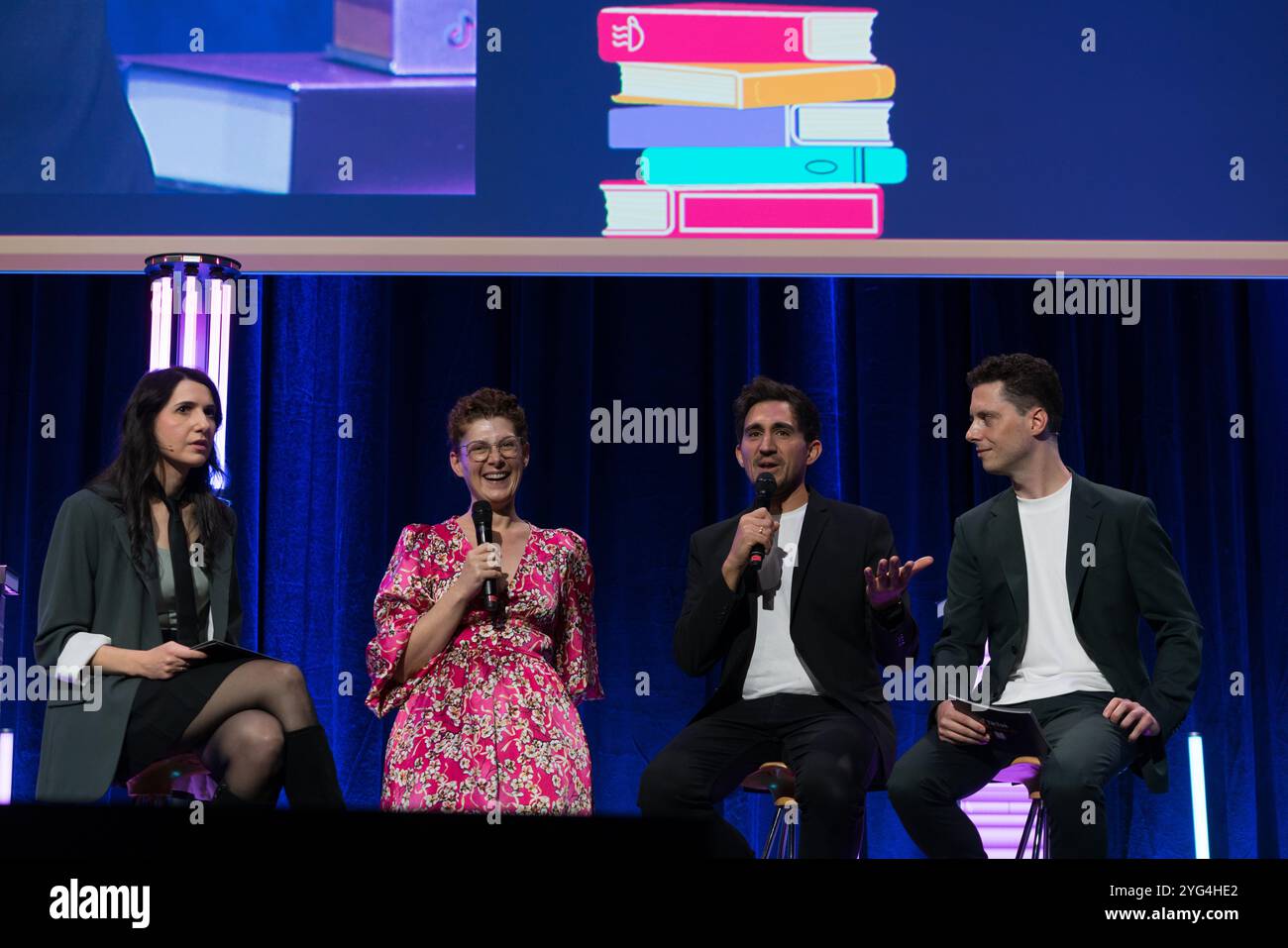 FRANKFURT AM MAIN, Germany - October 19 2024: Jana Crämer, Karsten ...