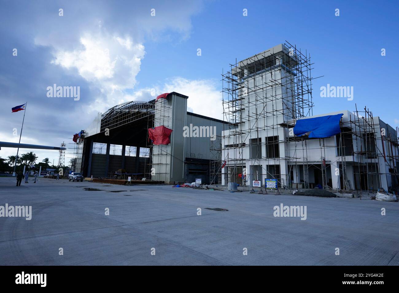 A New Hangar And Tower Is Being Built At The Philippine Occupied Thitu
