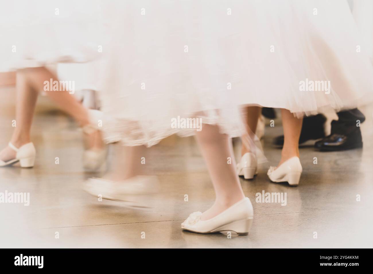 First Communion Procession Catholic Religious Background Stock Photo ...
