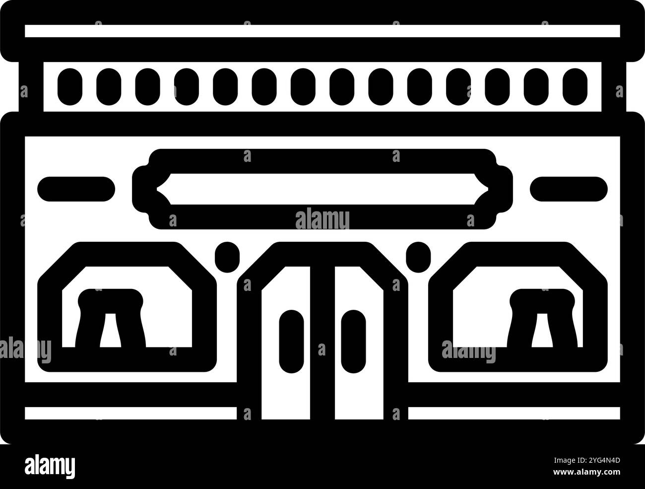 antique shop line icon vector illustration Stock Vector Image & Art - Alamy