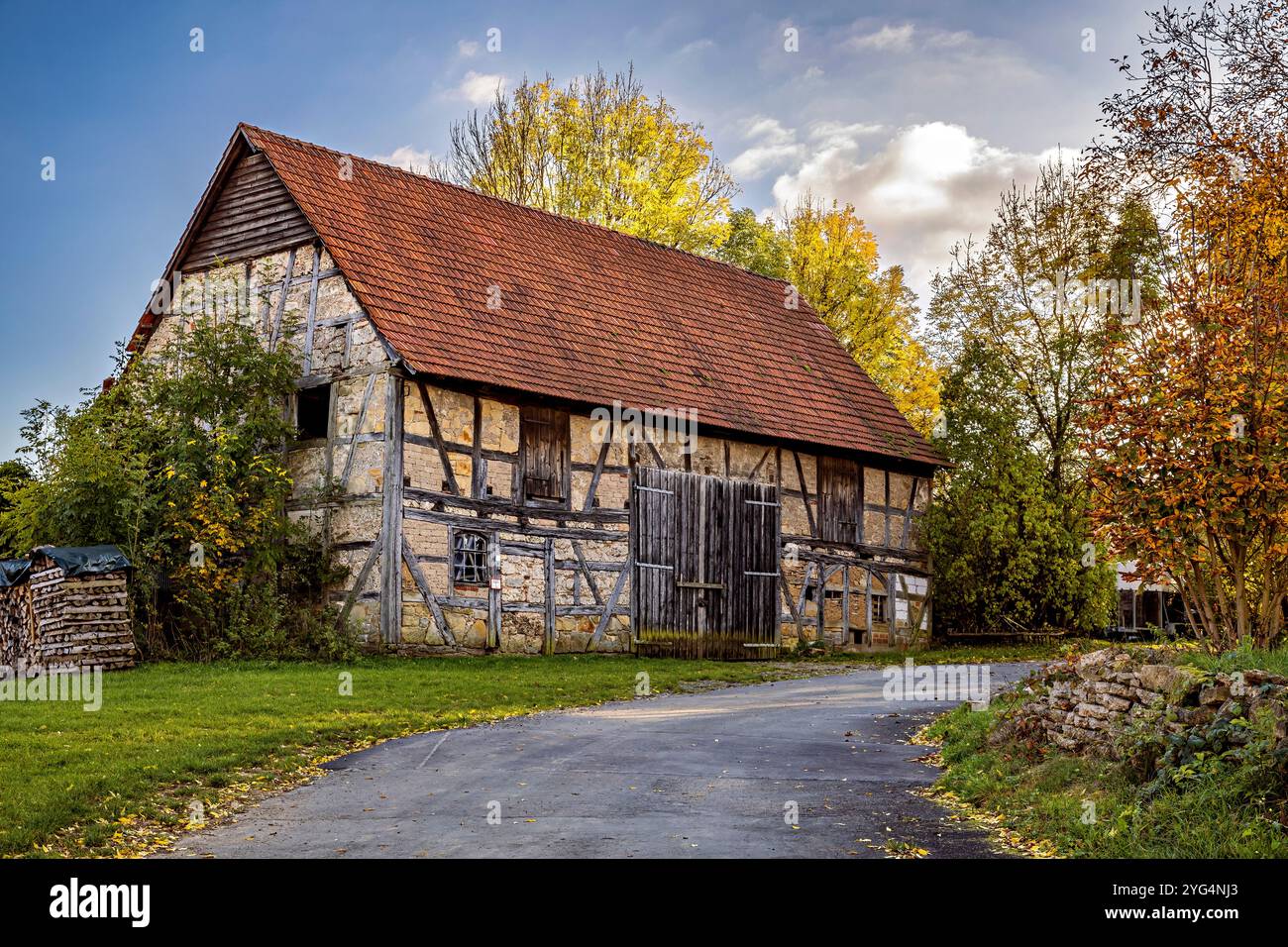 The brans of the castle of Willershausen in hesse Stock Photo - Alamy