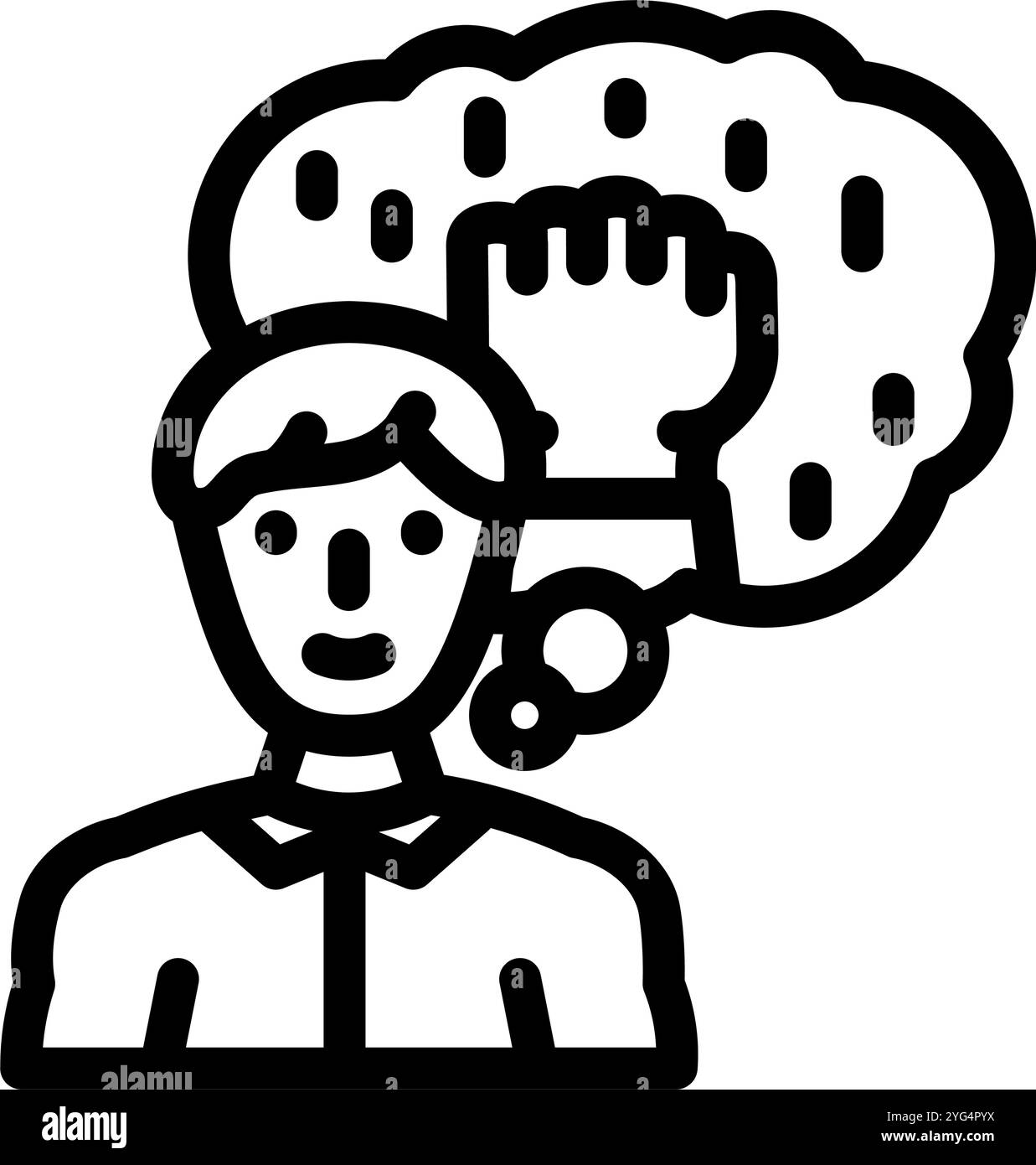 determination success life line icon vector illustration Stock Vector ...