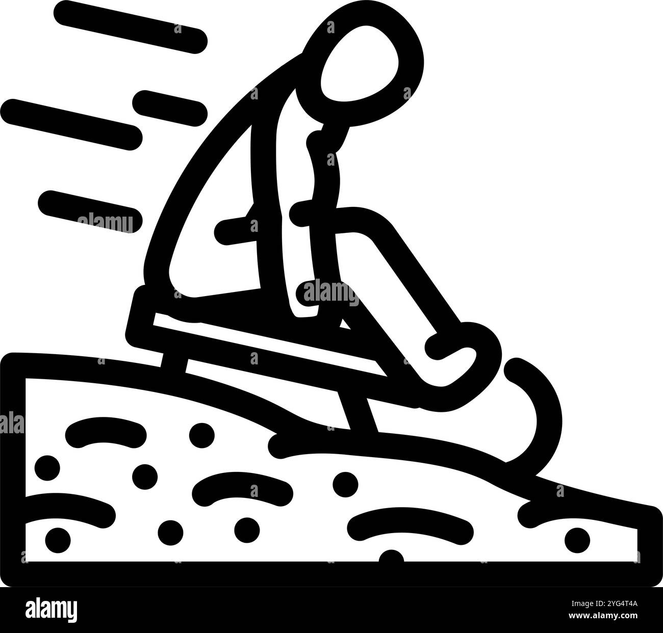 Earmuffs and sledding Cut Out Stock Images & Pictures - Alamy