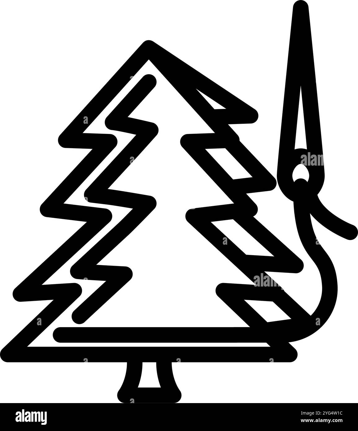 diy holiday decorations line icon vector illustration Stock Vector ...