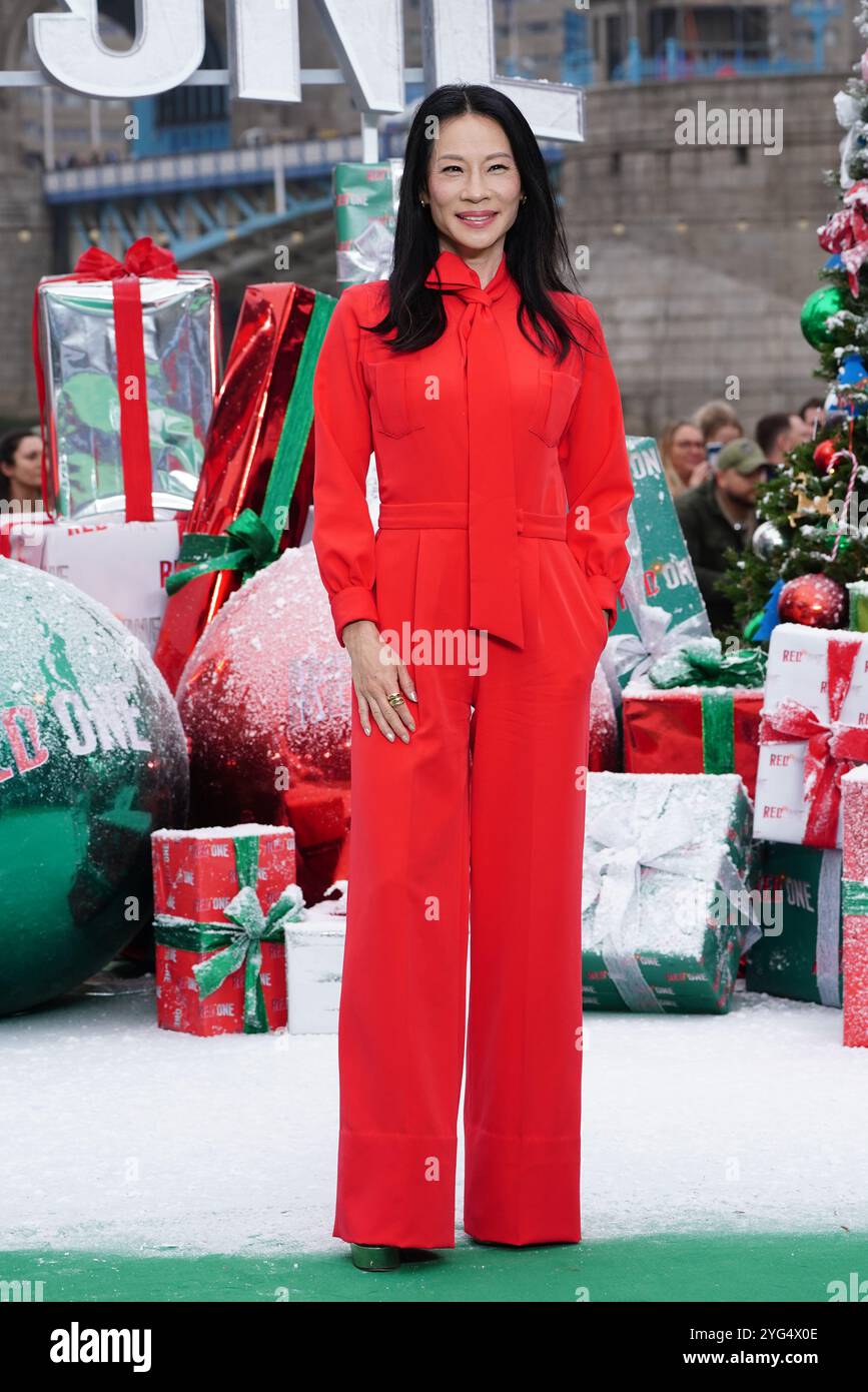 Lucy Liu attends a Red One photo call at Potters Fields in London ...