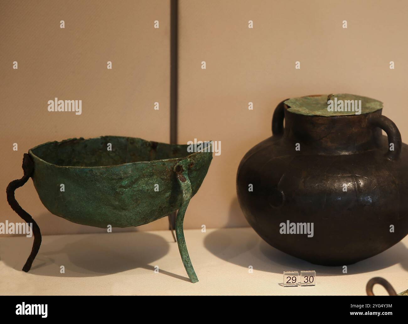 Protohistory. Latin peoples. Objects from tomb 238, La Rustica/Collatia ...