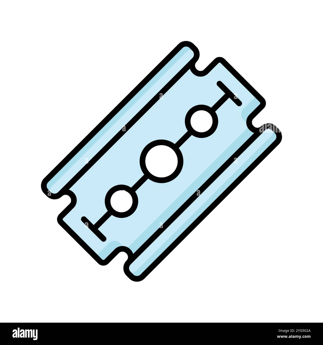 Razor blade vector design isolated on white background Stock Vector ...