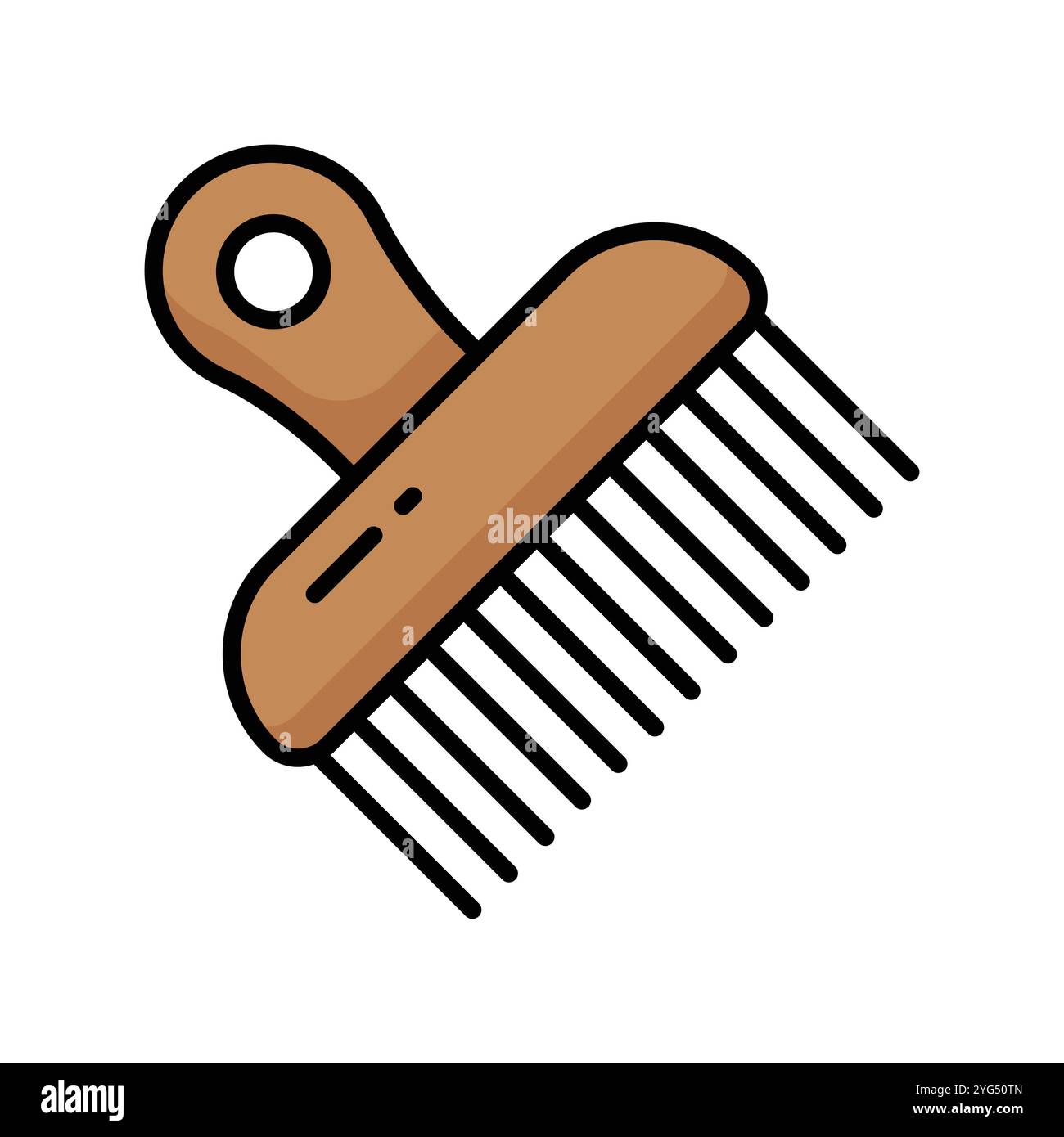 Afro Comb Vector
