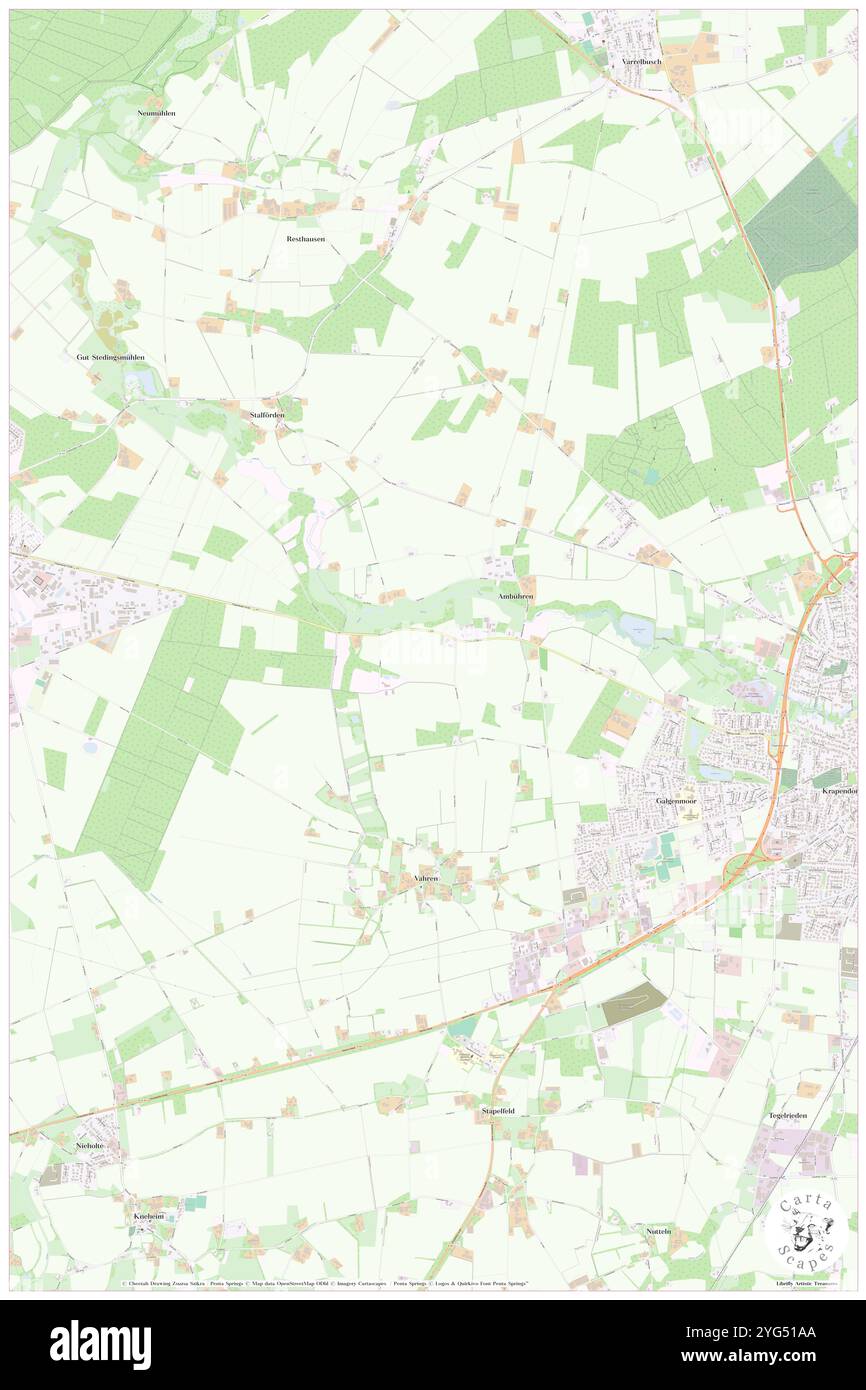 Boerne, DE, Germany, Lower Saxony, N 52 51' 0'', N 7 58' 59'', map ...