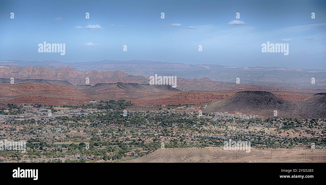 Signal Peak & Devil's Saddle, from Barrel Overlook Loop, St. George ...