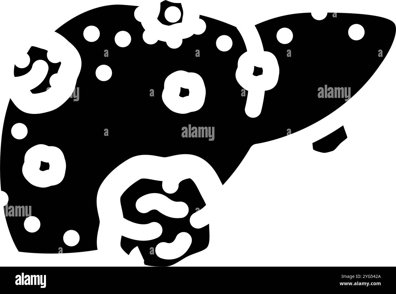 psoriasis man disease glyph icon vector illustration Stock Vector Image ...