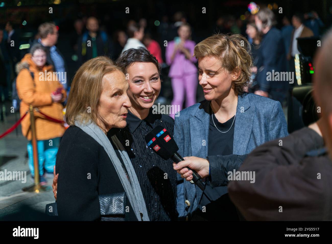 FRANKFURT AM MAIN, Germany - October 18 2024: Ursula Strauss and Pia ...