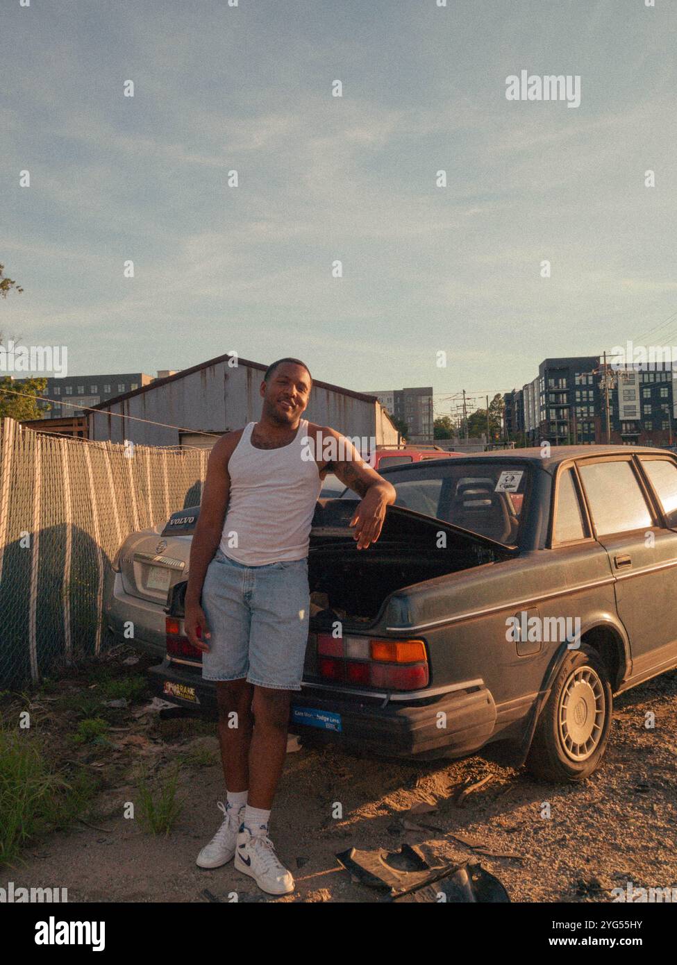 Millennial Man Mental Health Emotion Thought Provoking Stock Photo - Alamy