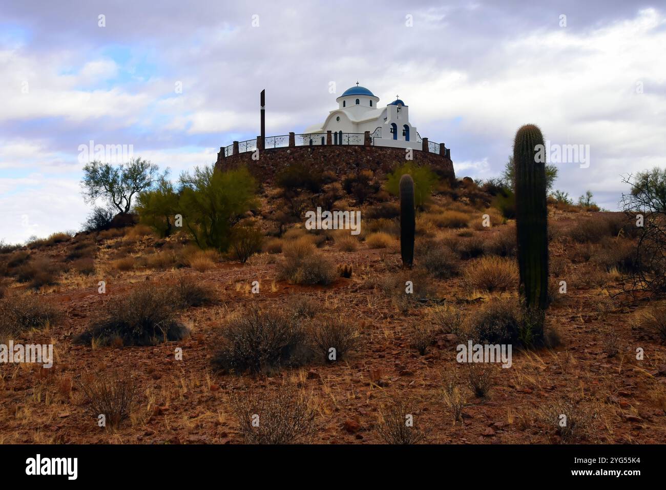 Greek orthodox chapel at St. Anthony's monastery in Arizona Stock Photo ...
