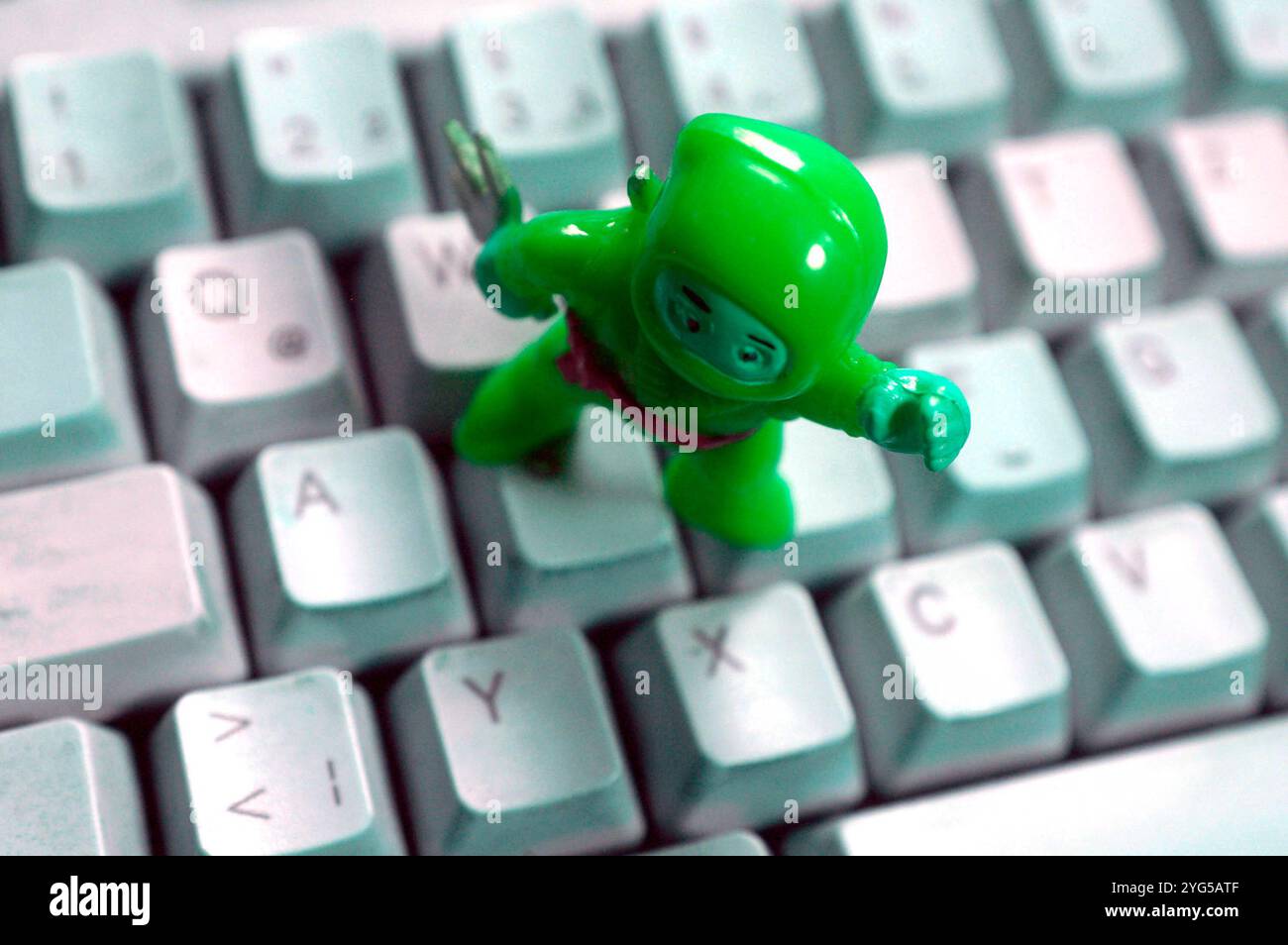 a symbol for computer virus, cyber security in the digital world a ...