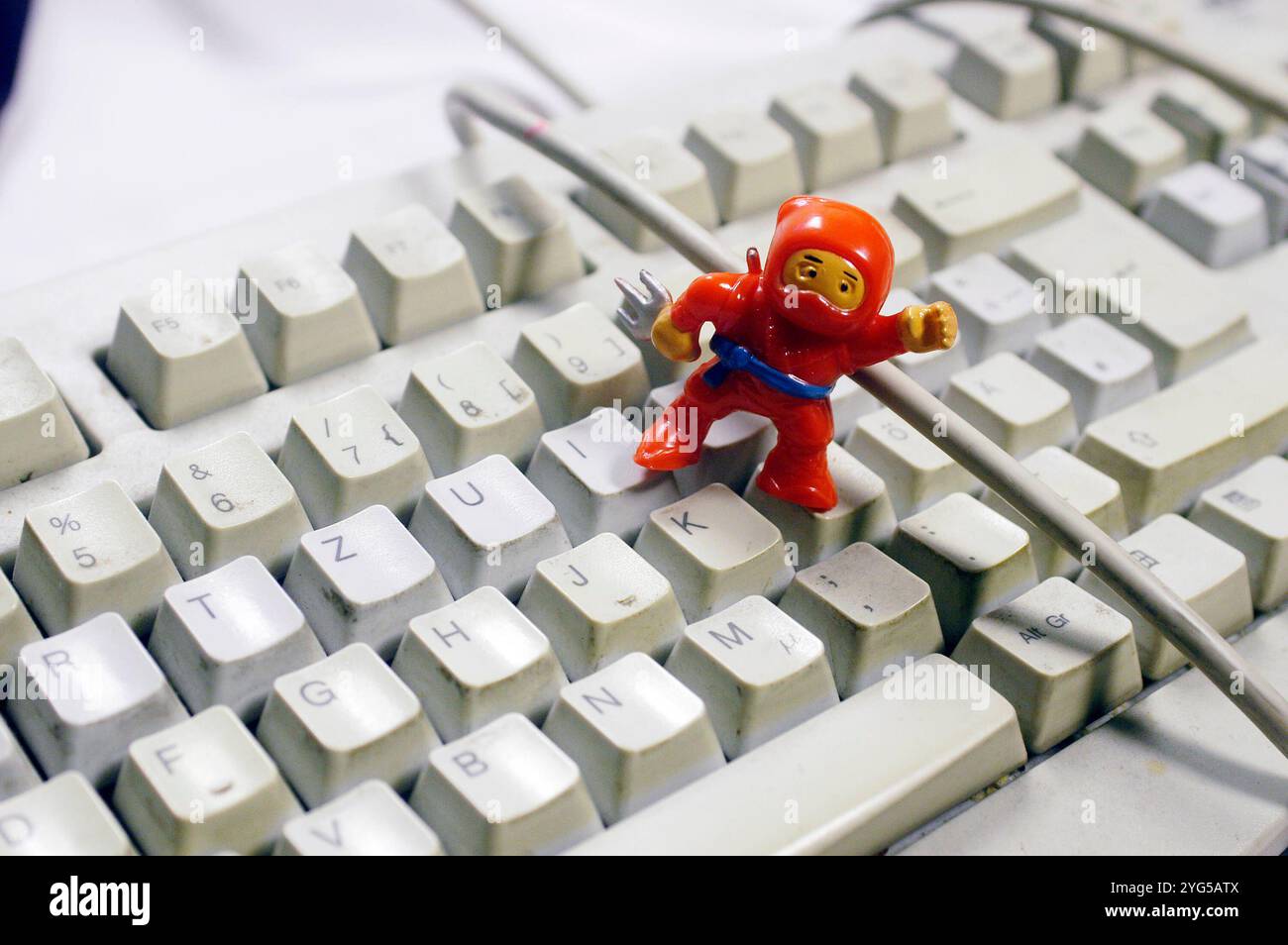 a symbol for computer virus, cyber security in the digital world a ...